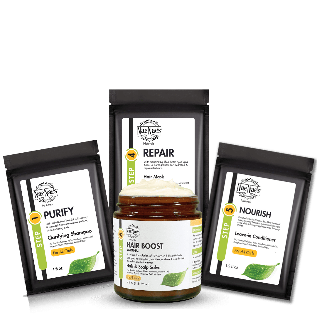 Hair Boost Starter Kit (Mini) - Complete Essentials for Healthy Hair ...
